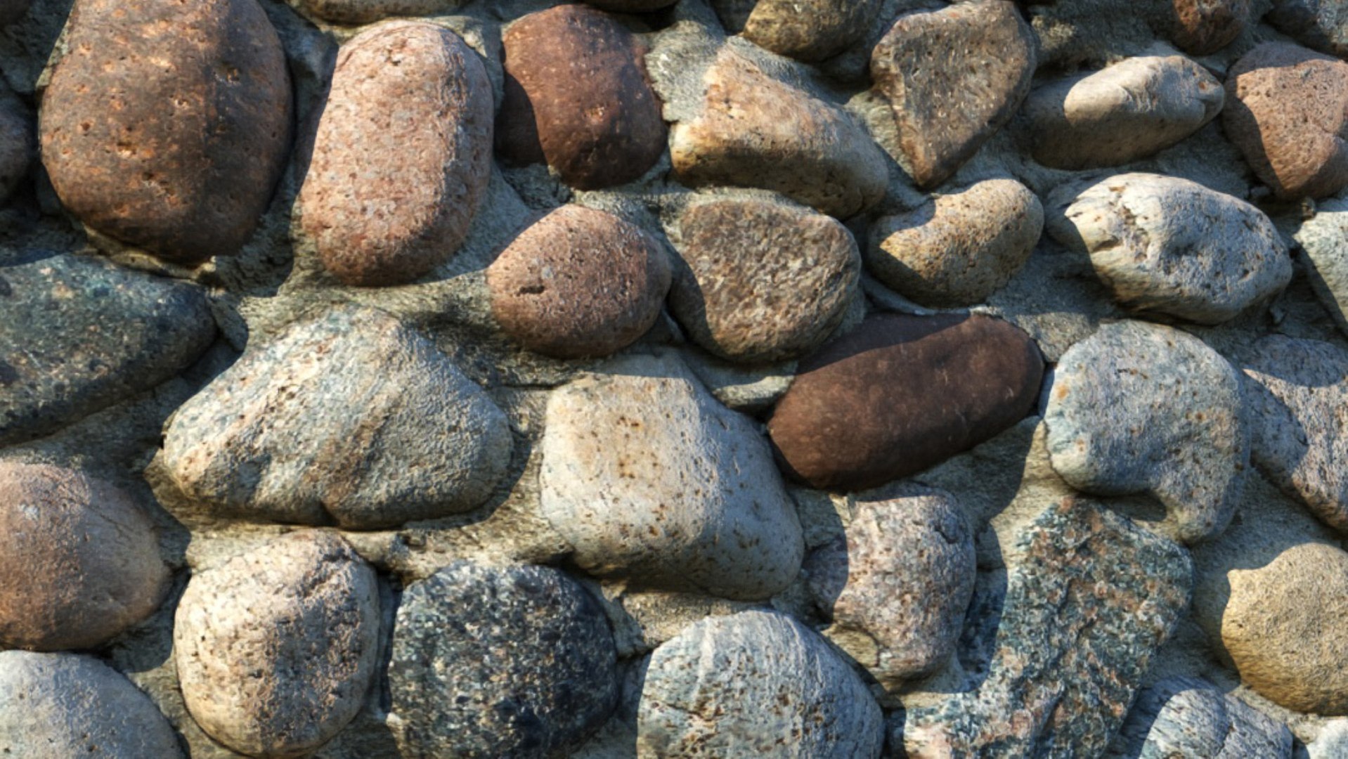 3D Model Stones Concrete - TurboSquid 1515104