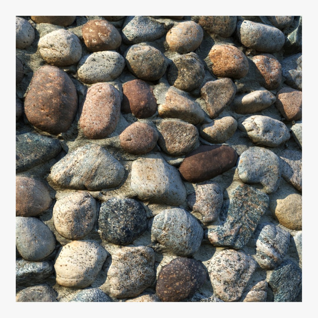 3D model stones concrete - TurboSquid 1515104