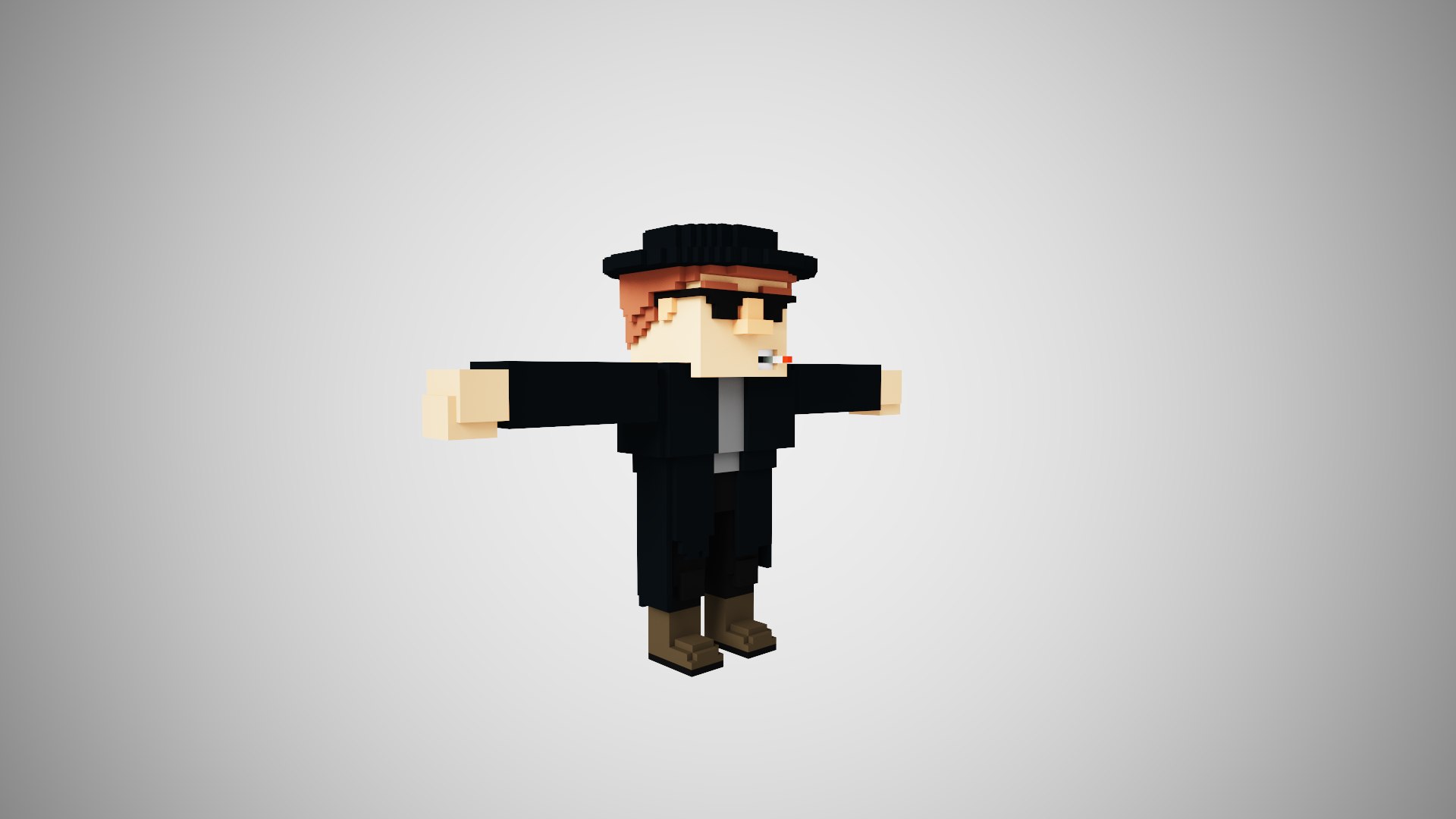 Voxel Man 3D - TurboSquid 1831715