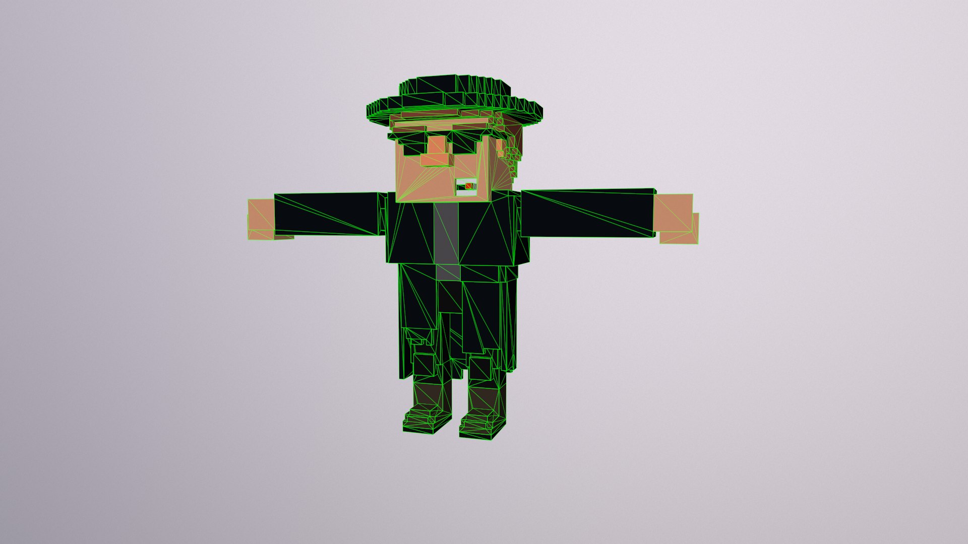 Voxel Man 3D - TurboSquid 1831715