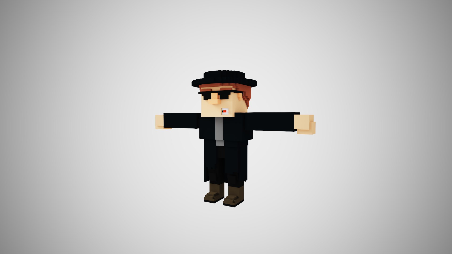 Voxel Man 3D - TurboSquid 1831715