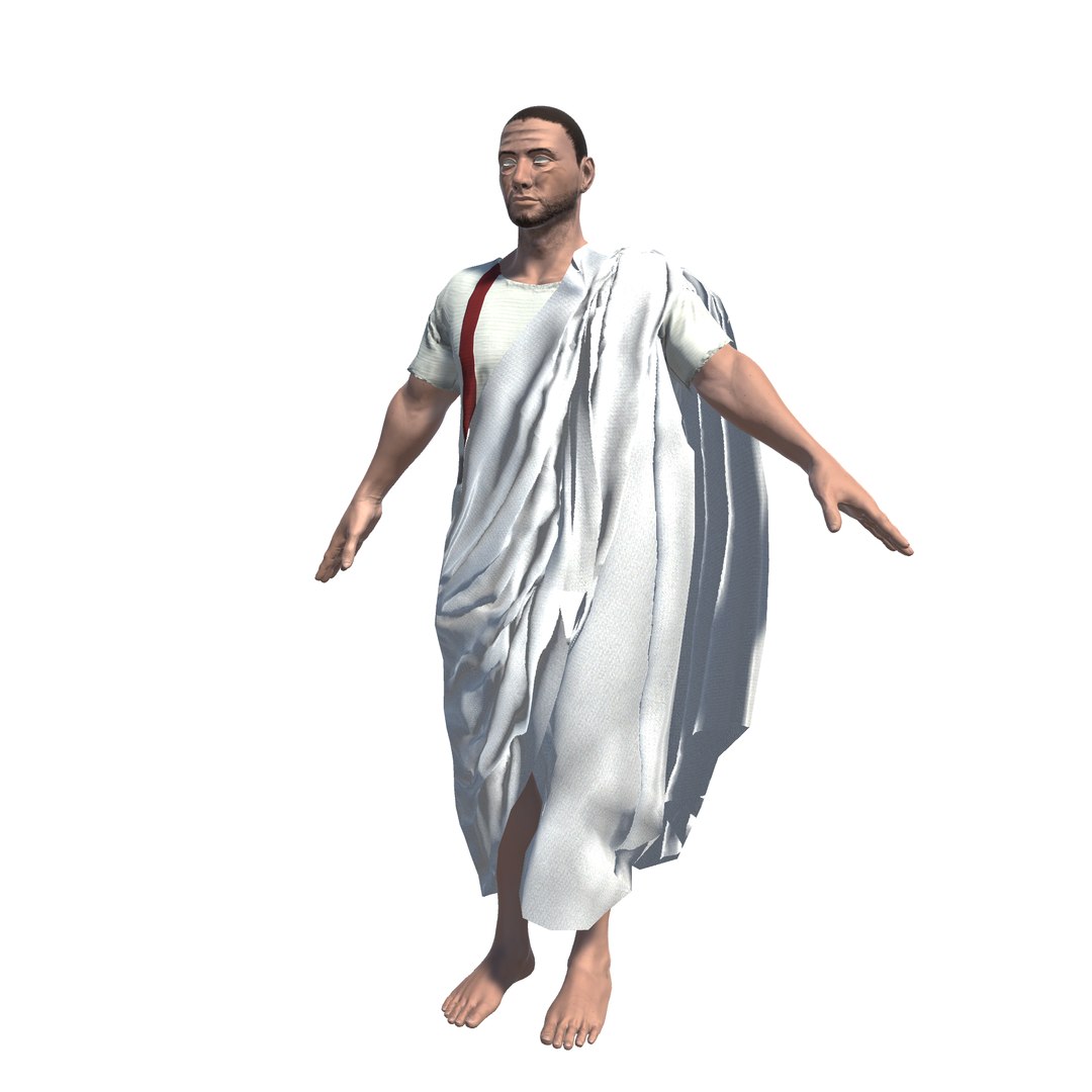3D Model Roman Senator Toga - TurboSquid 1535656