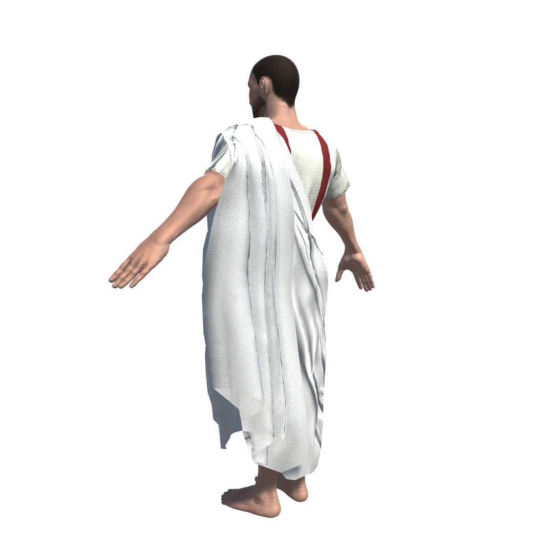 3D Model Roman Senator Toga - TurboSquid 1535656