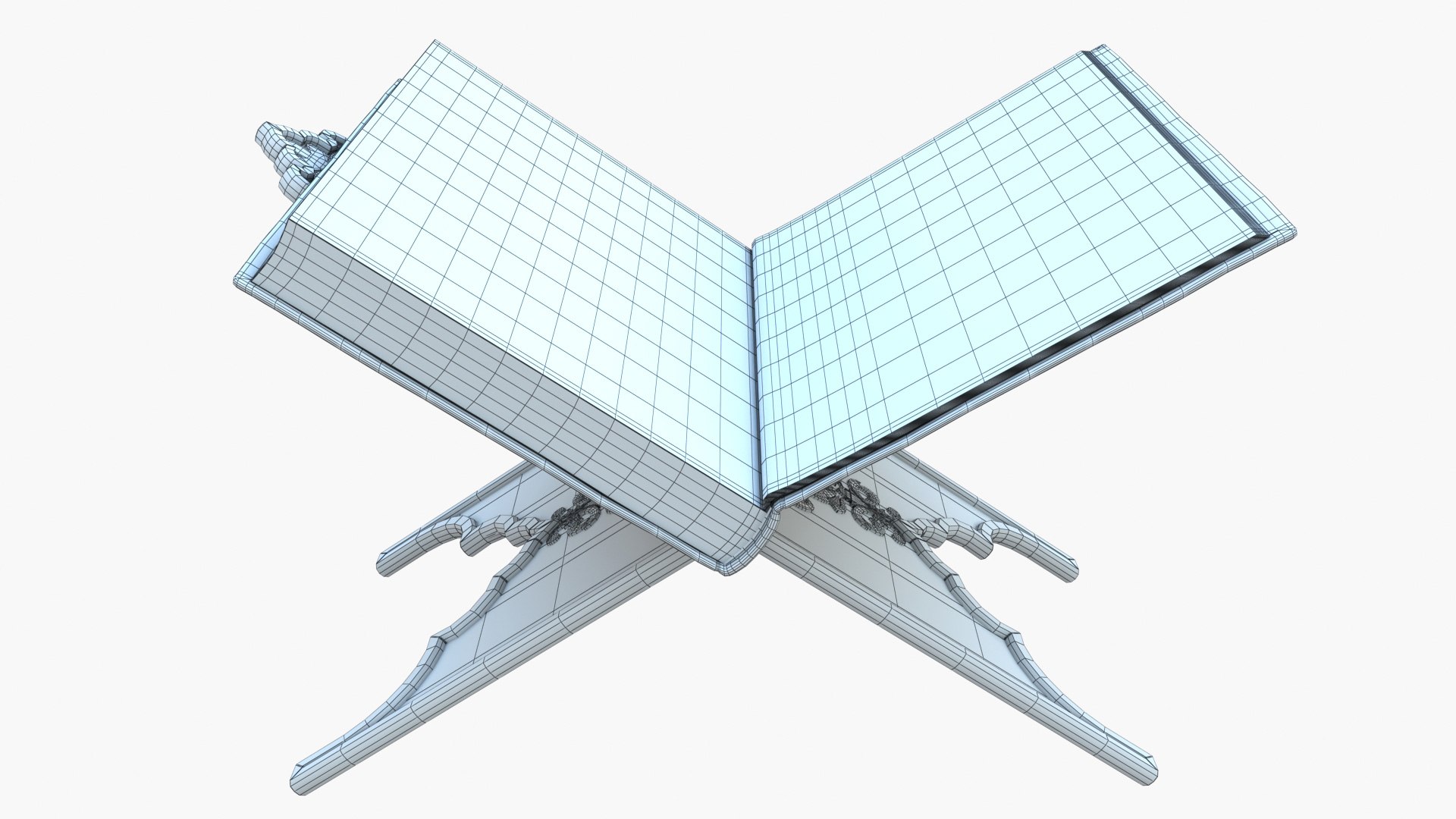 3D Book Quran With Stand-Animated-8K Texture - TurboSquid 1799010