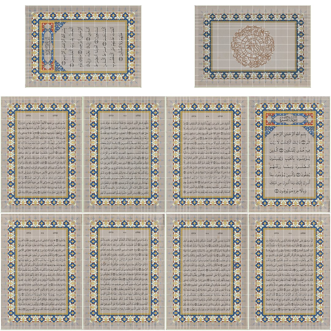 3D Book Quran With Stand-Animated-8K Texture - TurboSquid 1799010