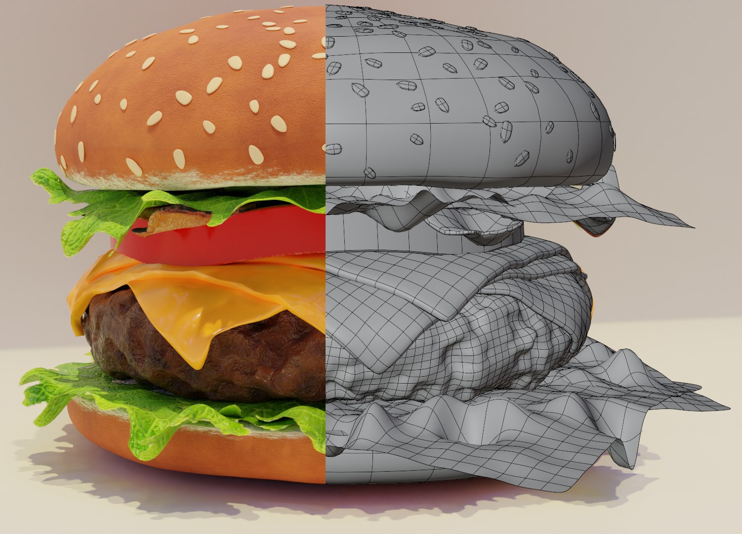 Free 3D Model Burger - TurboSquid 2016930