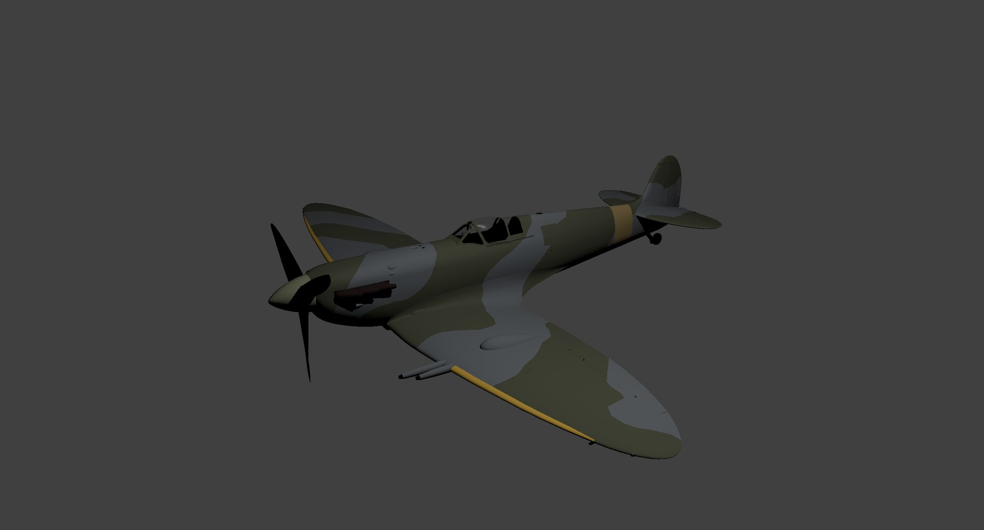 3D Spitfire Mkv WWII Fighter - TurboSquid 2346725