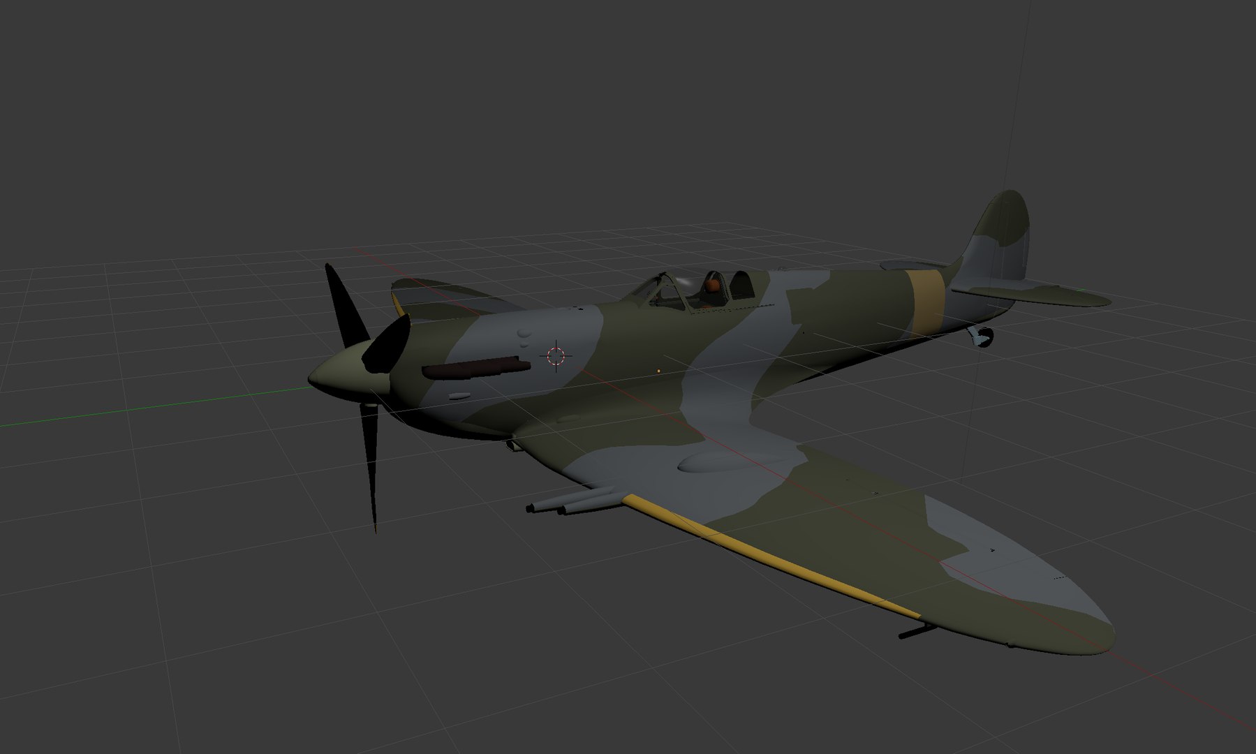 3D Spitfire Mkv WWII Fighter - TurboSquid 2346725