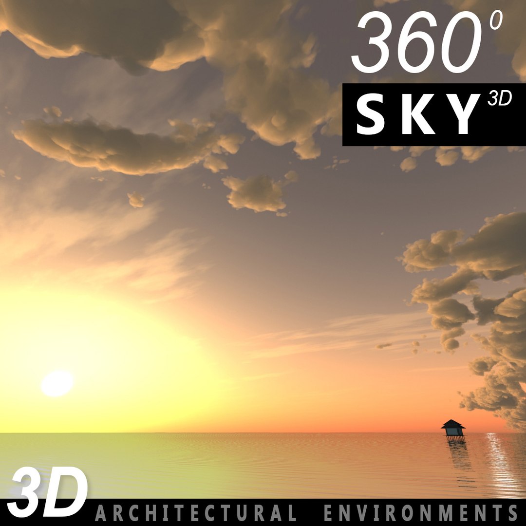 3d Sky Clouds Model