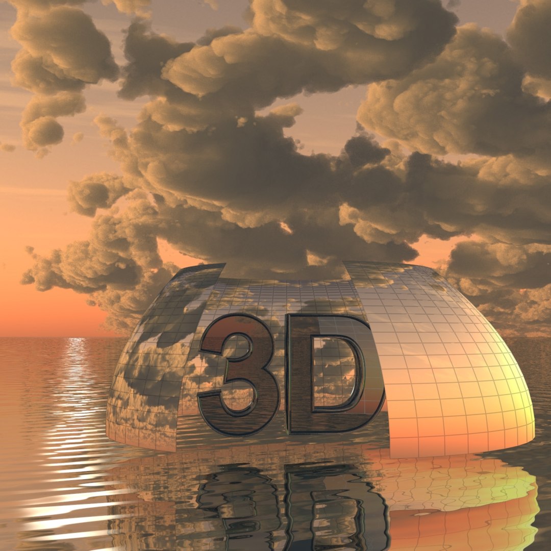 3d Sky Clouds Model