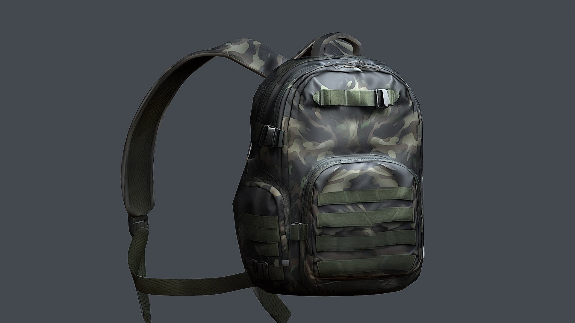 3D Model Backpack Camping Generic Model - TurboSquid 2036211