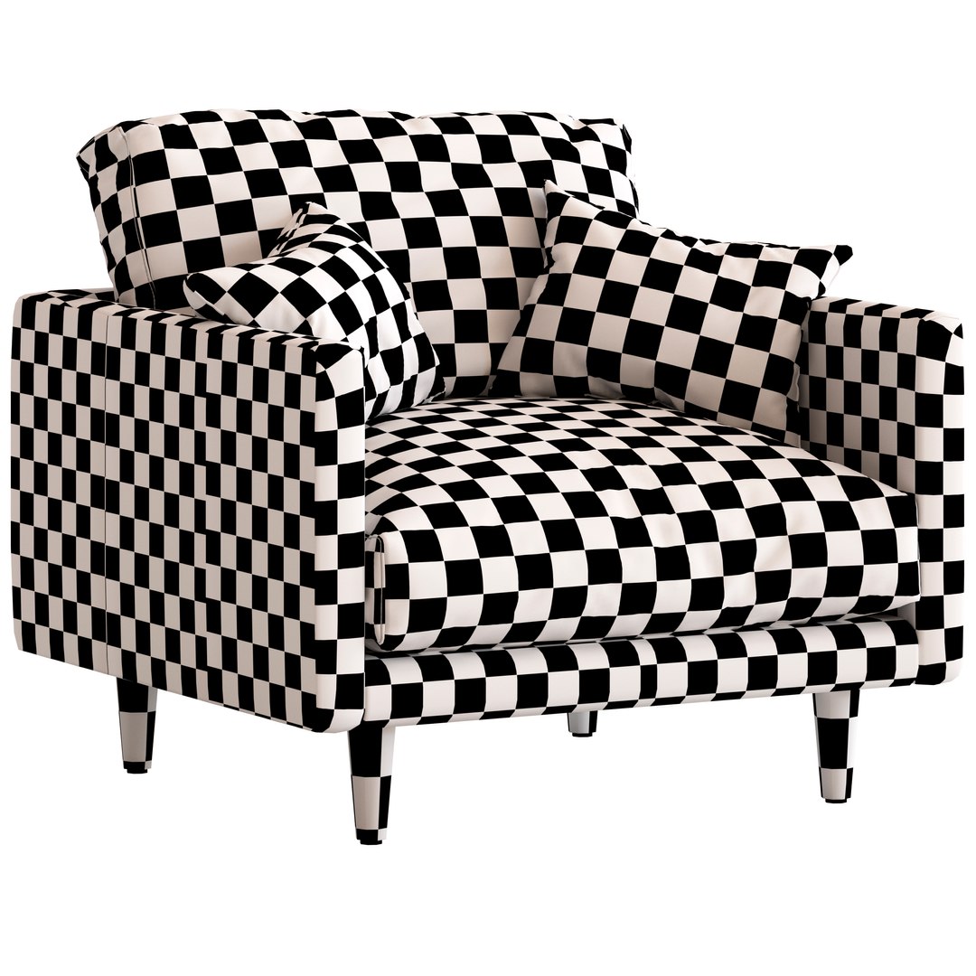 Temple and Webseter Carson 1 Seater Sofa 3D model - TurboSquid 2176024
