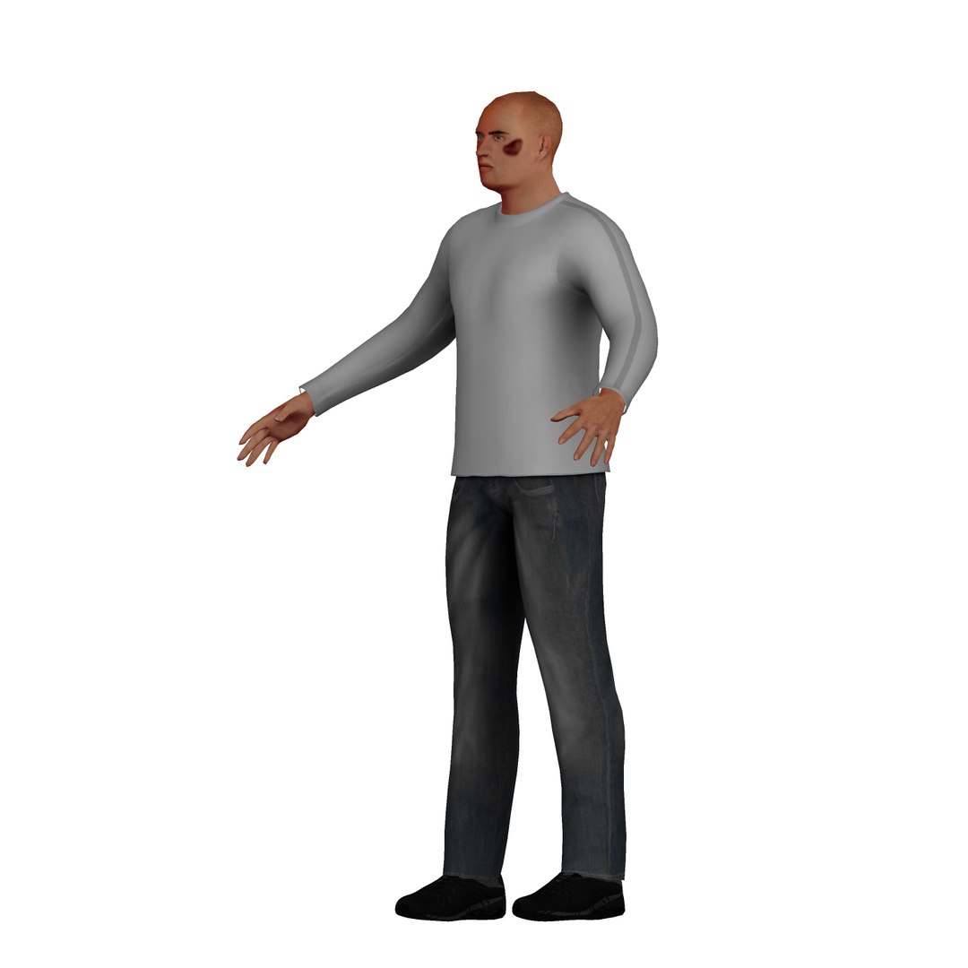 3D Model Beat Man Rigged - TurboSquid 1599153