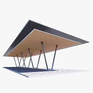 Low Poly Bus Station 3D Models For Download | TurboSquid