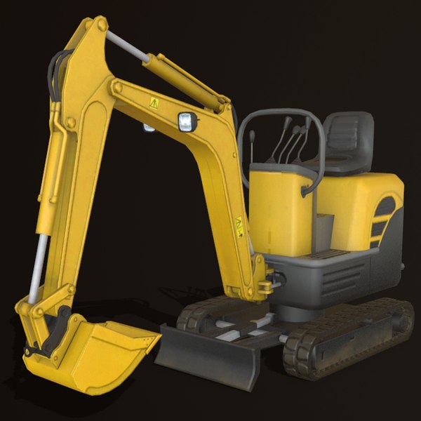 modèle 3D de Mini-pelle - TurboSquid 1535077