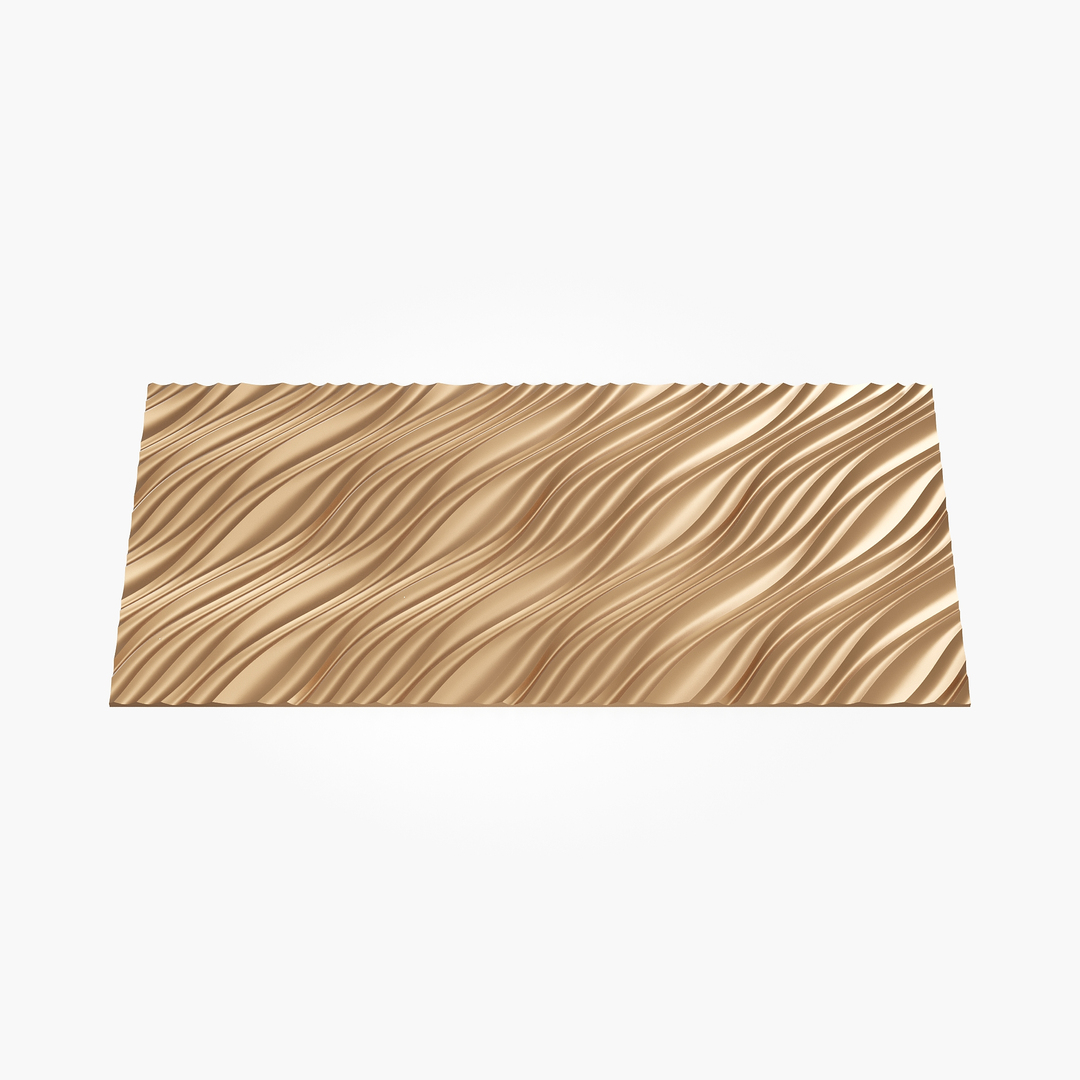 Wavy Seamless Wall Panel 3D - TurboSquid 2029442