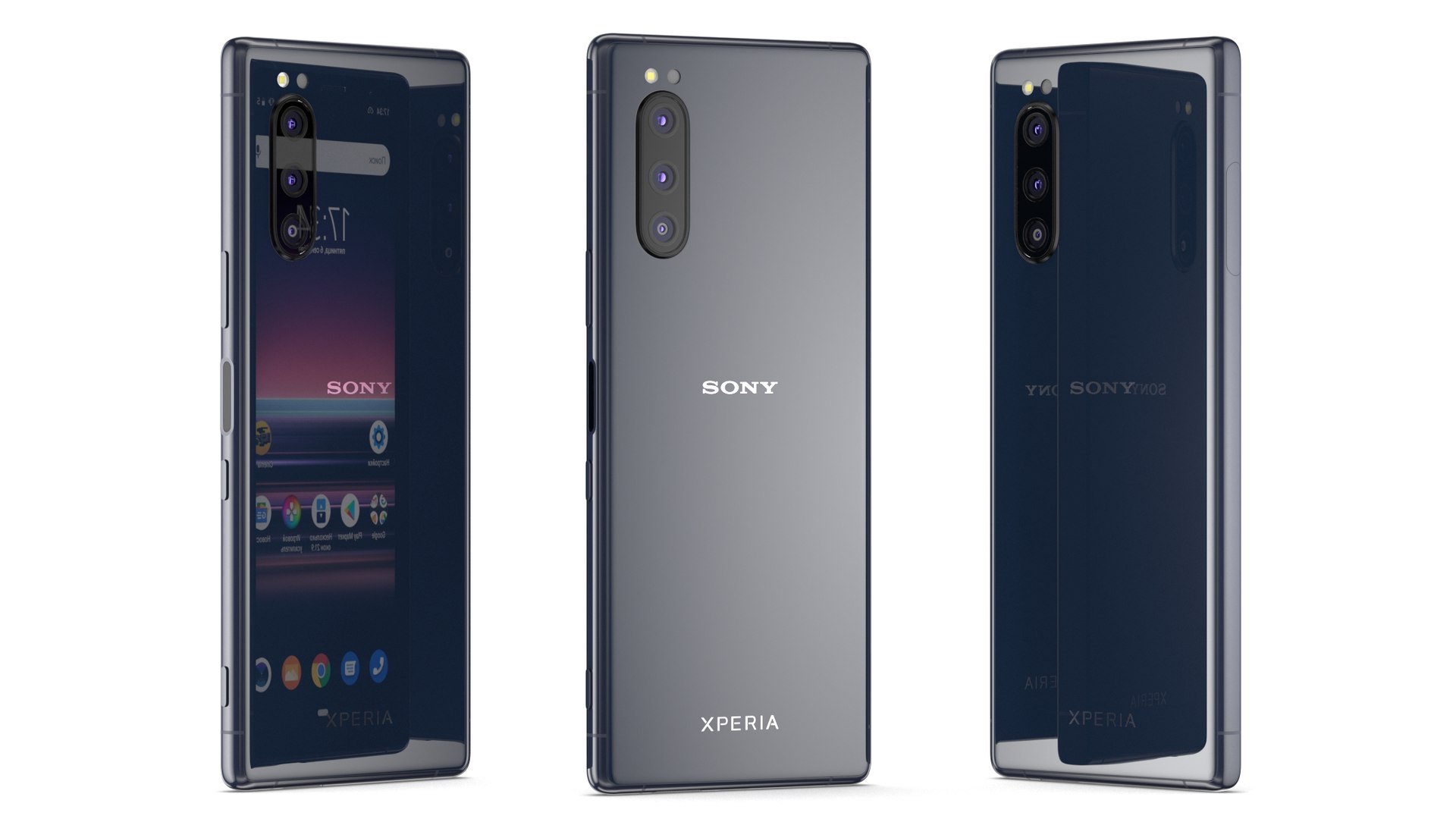 3D colors sony xperia model - TurboSquid 1599404