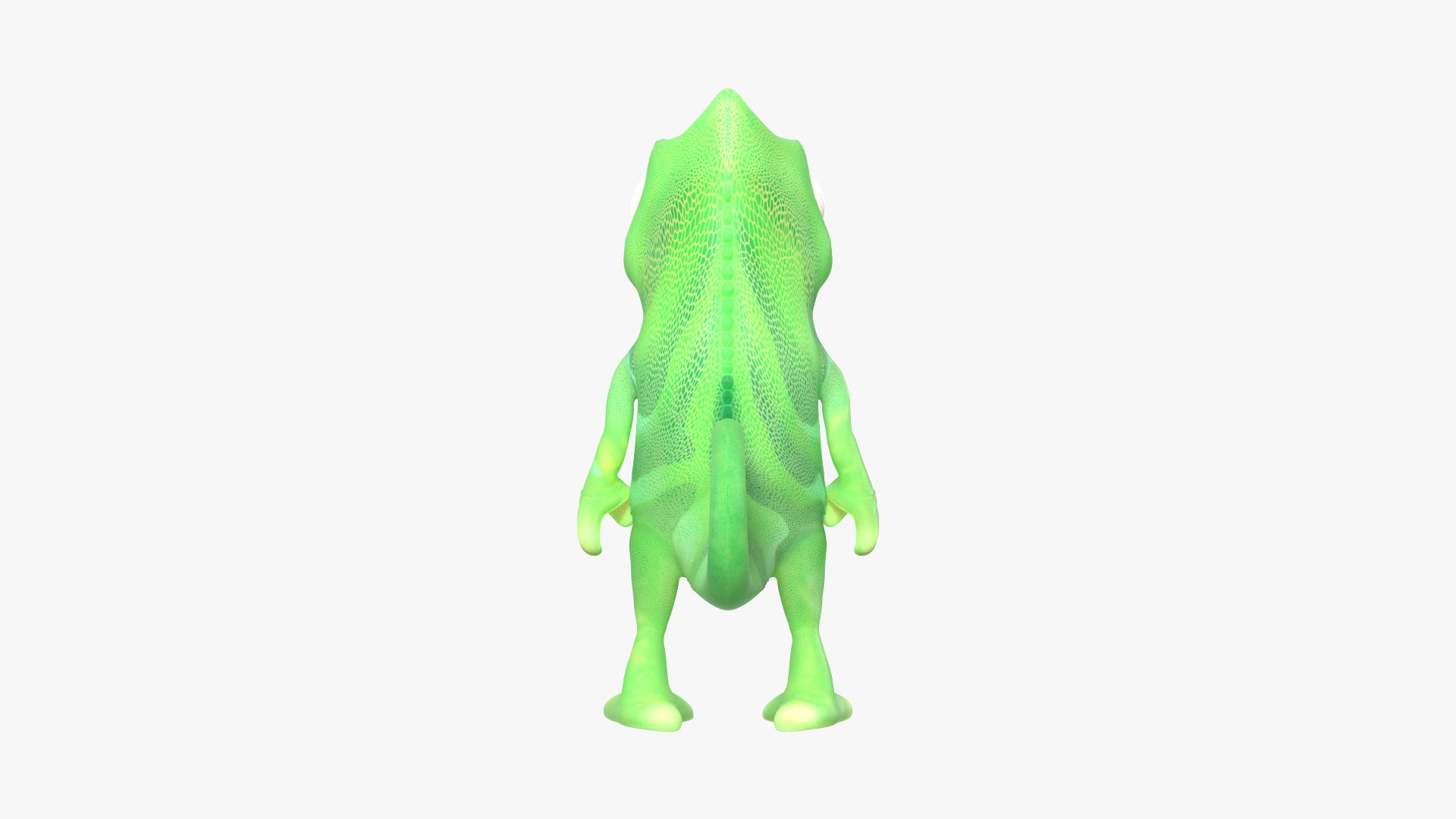 3D Rigged Cartoon Chameleon - TurboSquid 2138961