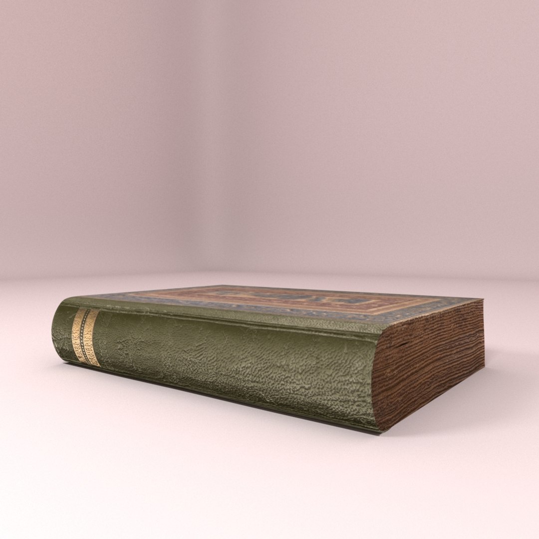 Old Book Model - TurboSquid 1399215