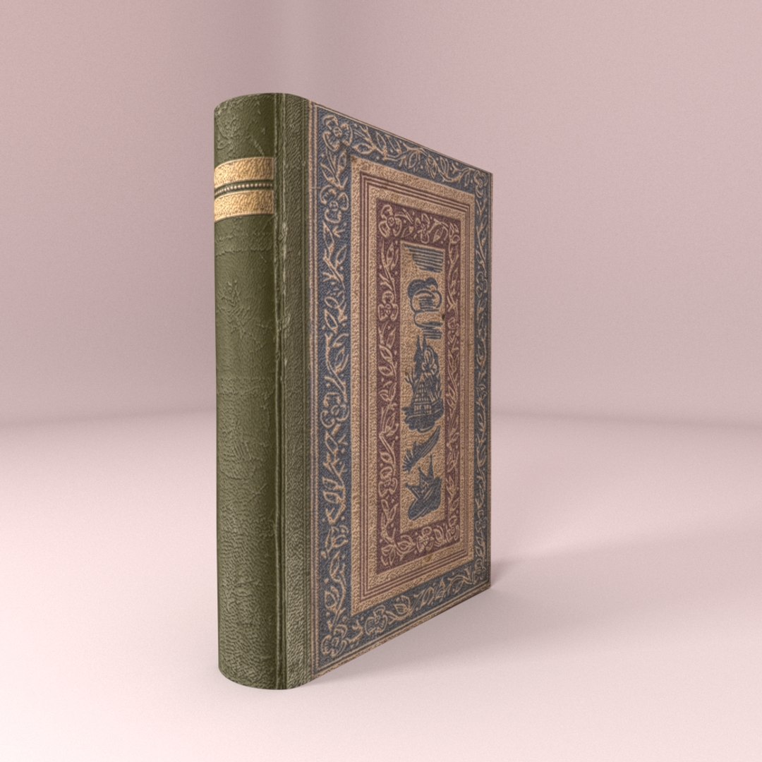 Old Book Model - TurboSquid 1399215