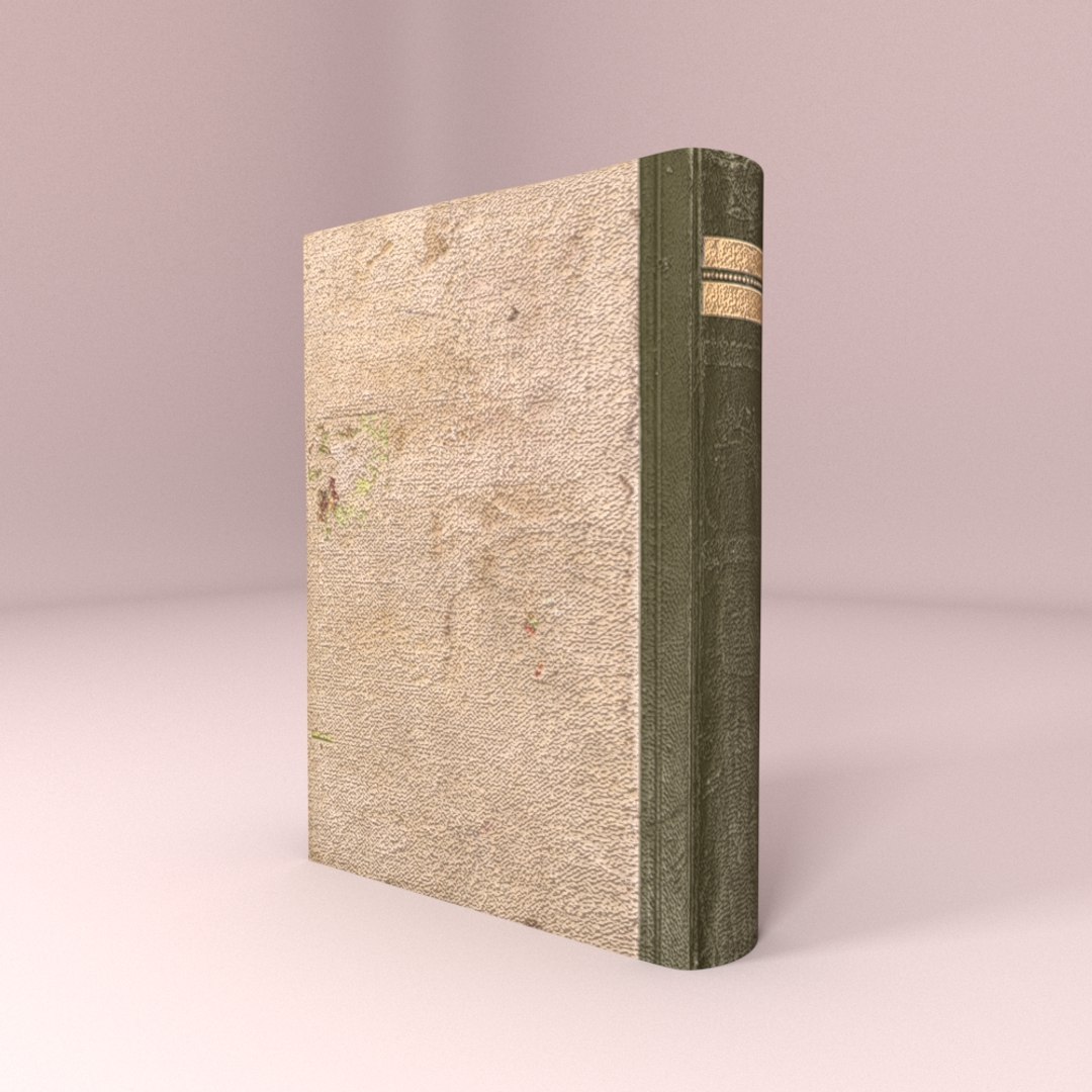 Old Book Model - TurboSquid 1399215