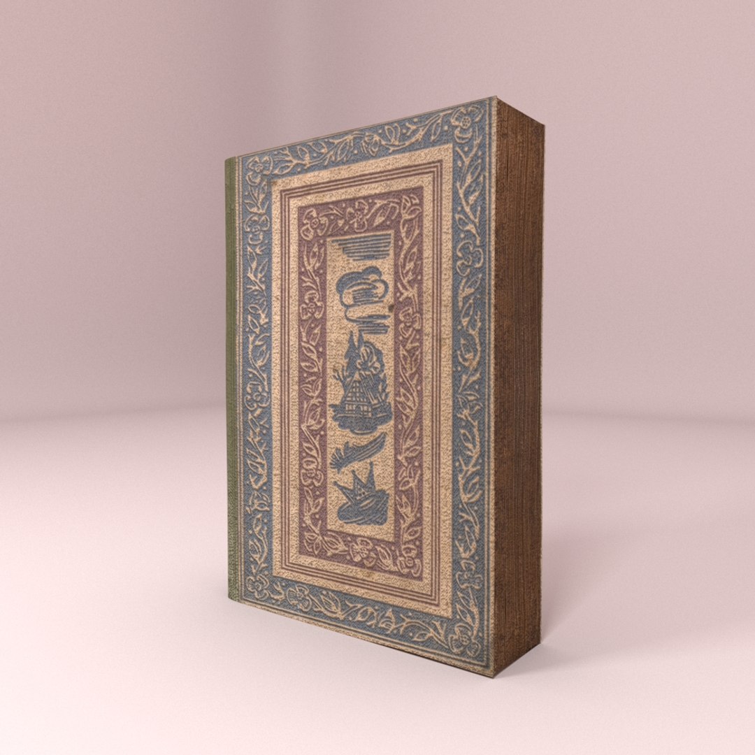 Old Book Model - TurboSquid 1399215
