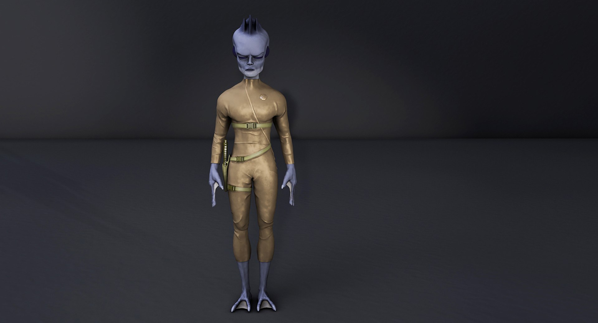 specimen half human shark 3d c4d