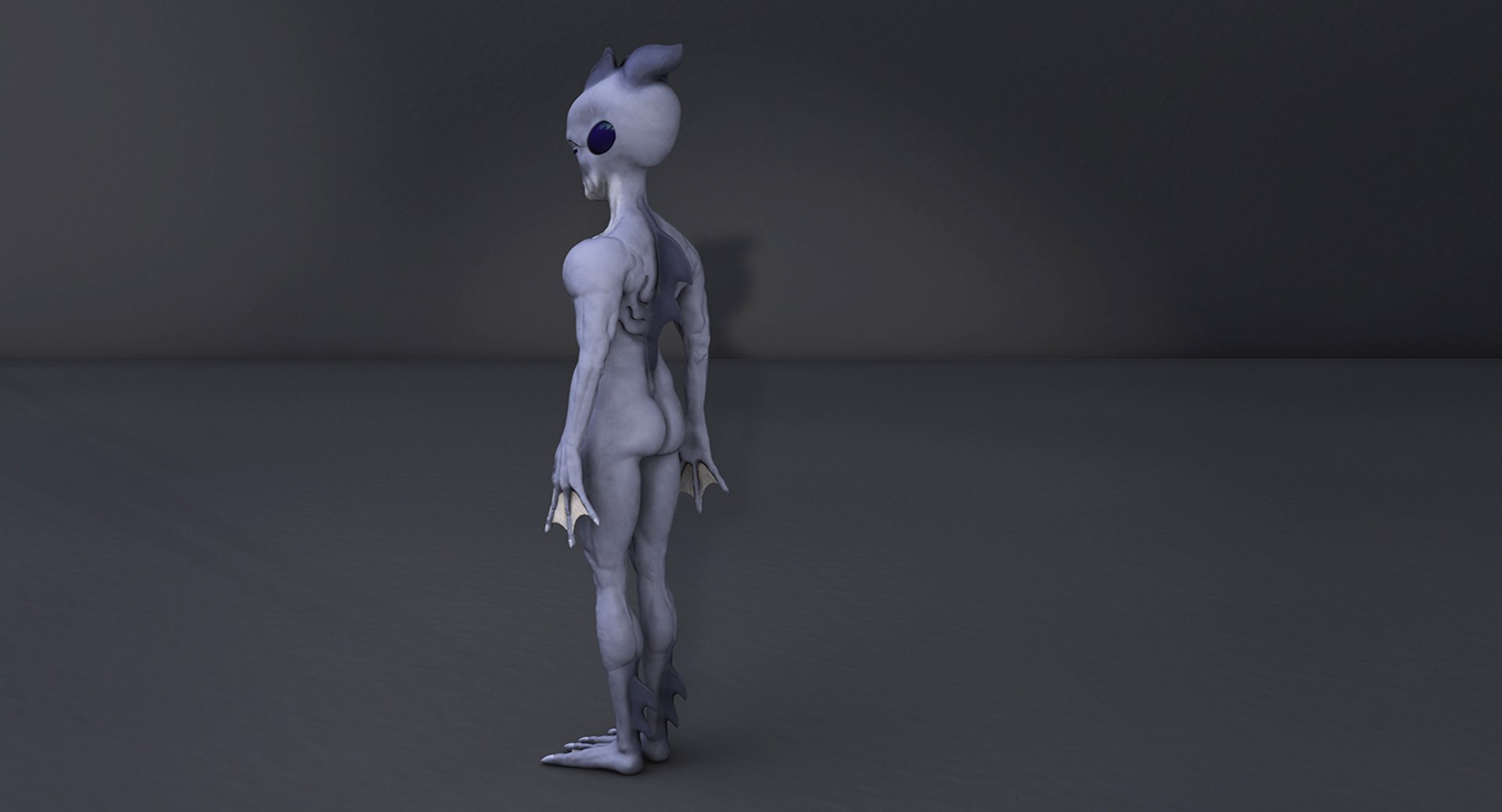 specimen half human shark 3d c4d