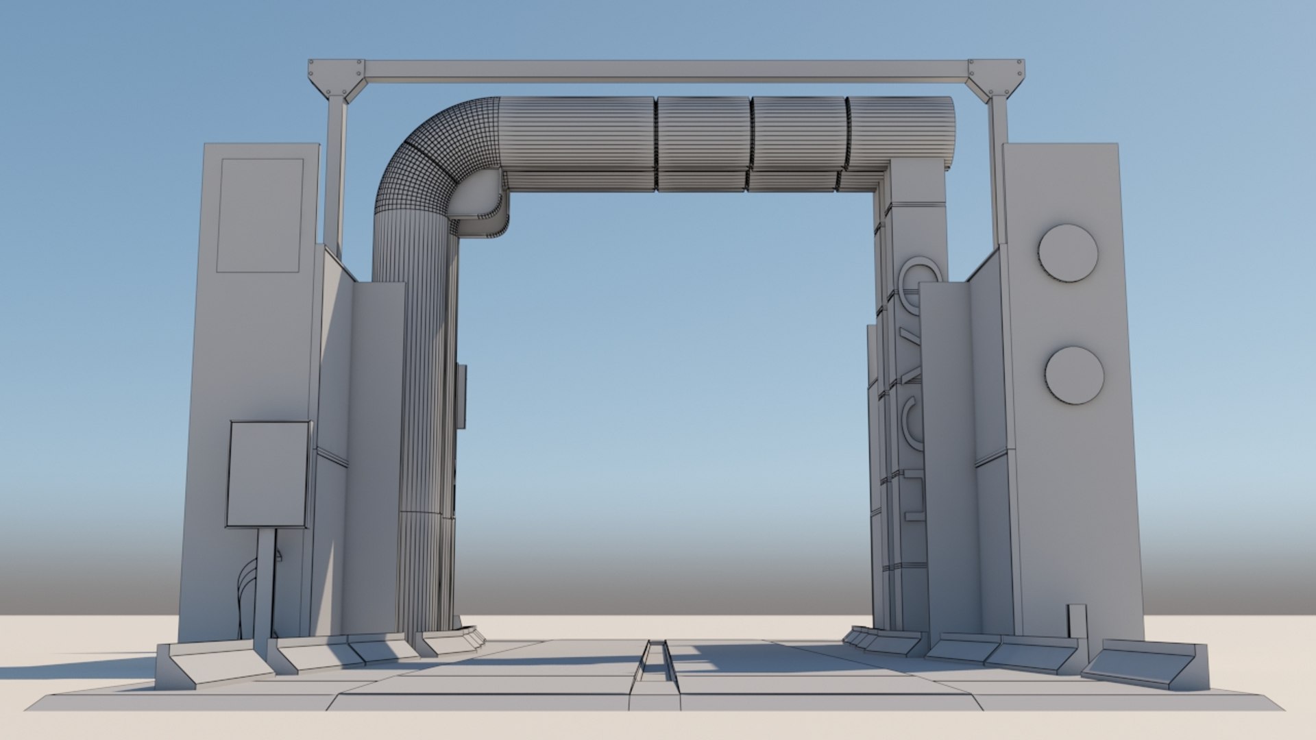 3D Truck Scanner Ports Model - TurboSquid 1428857