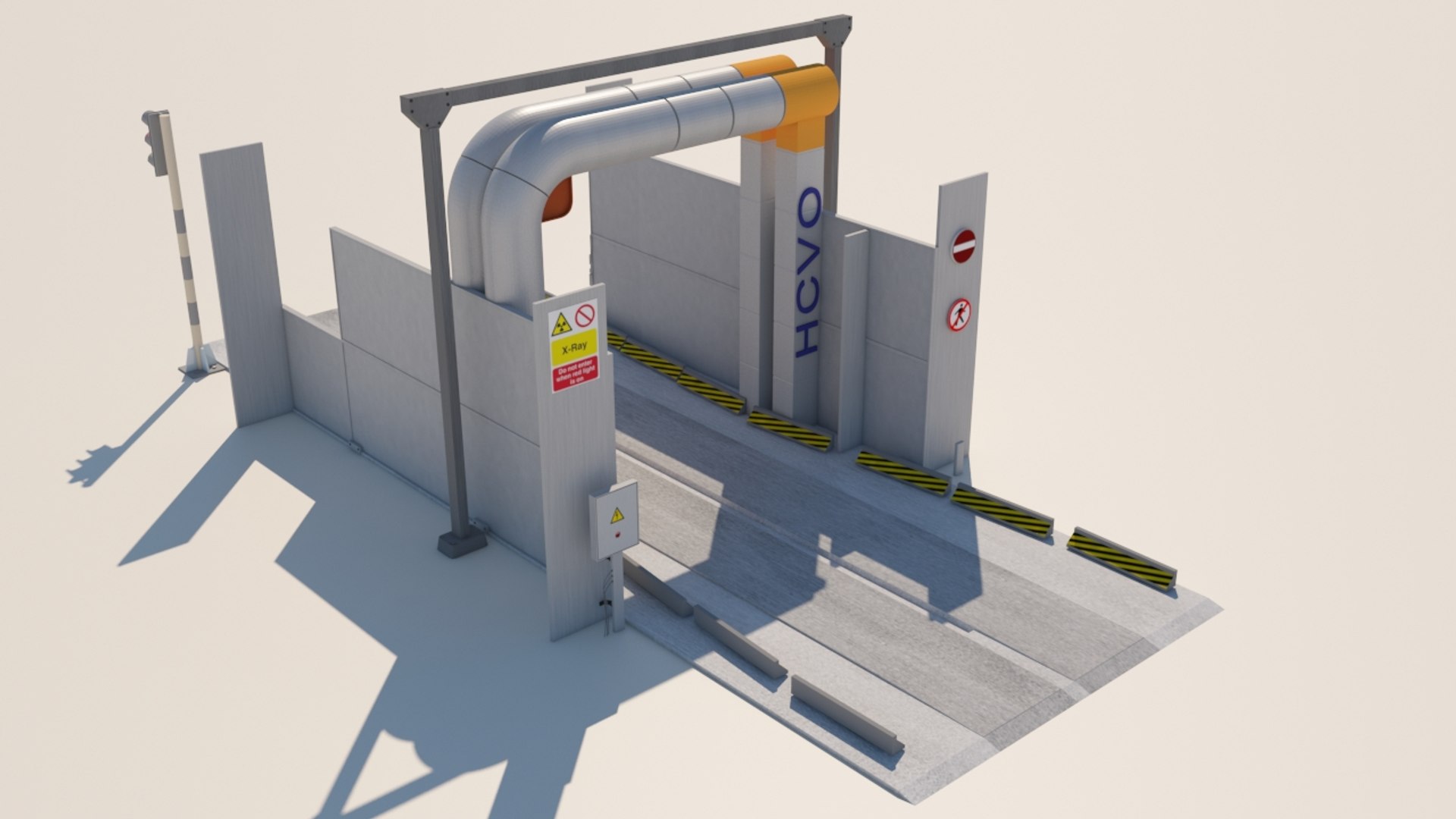 3D Truck Scanner Ports Model - TurboSquid 1428857
