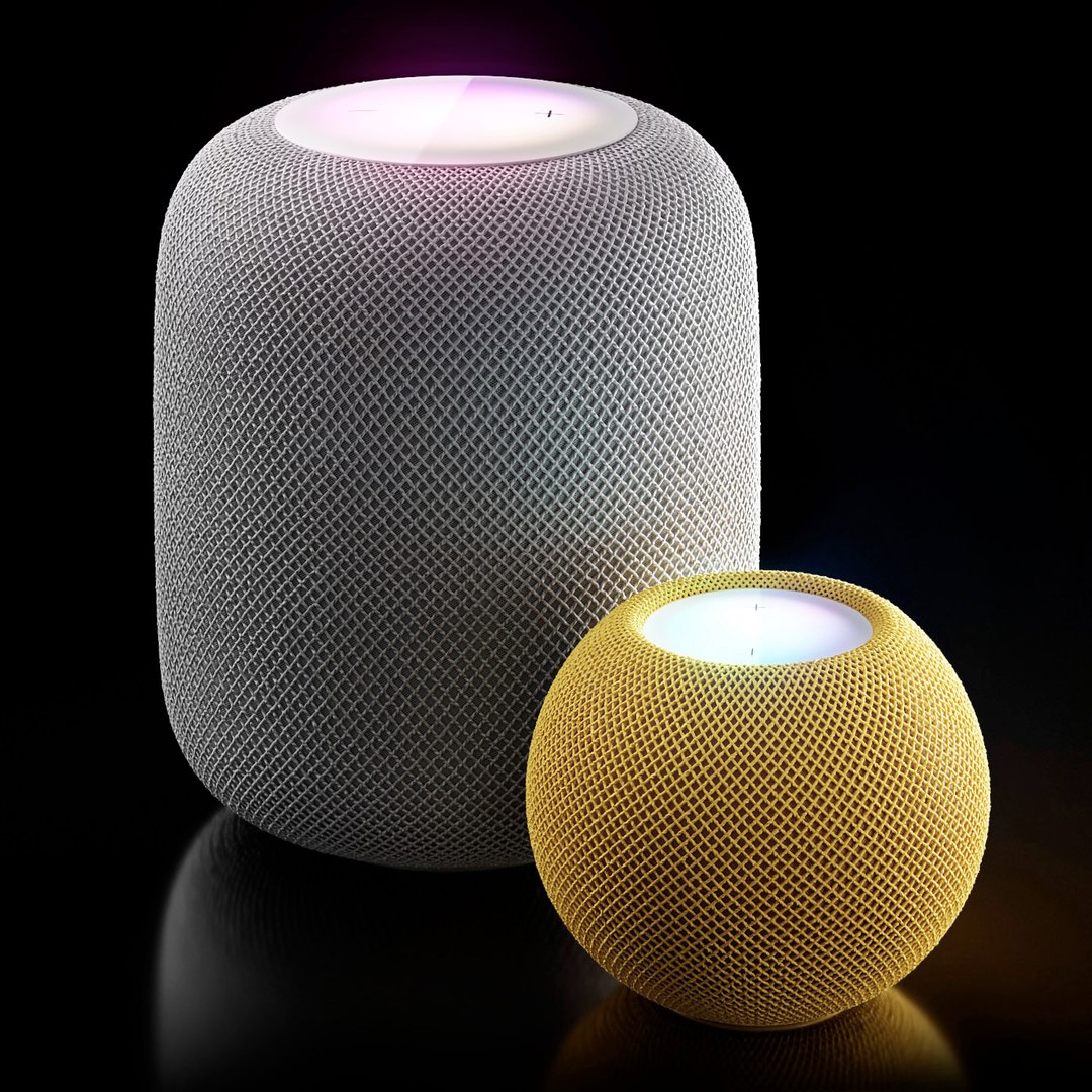 3D Apple HomePods Model - TurboSquid 1991404