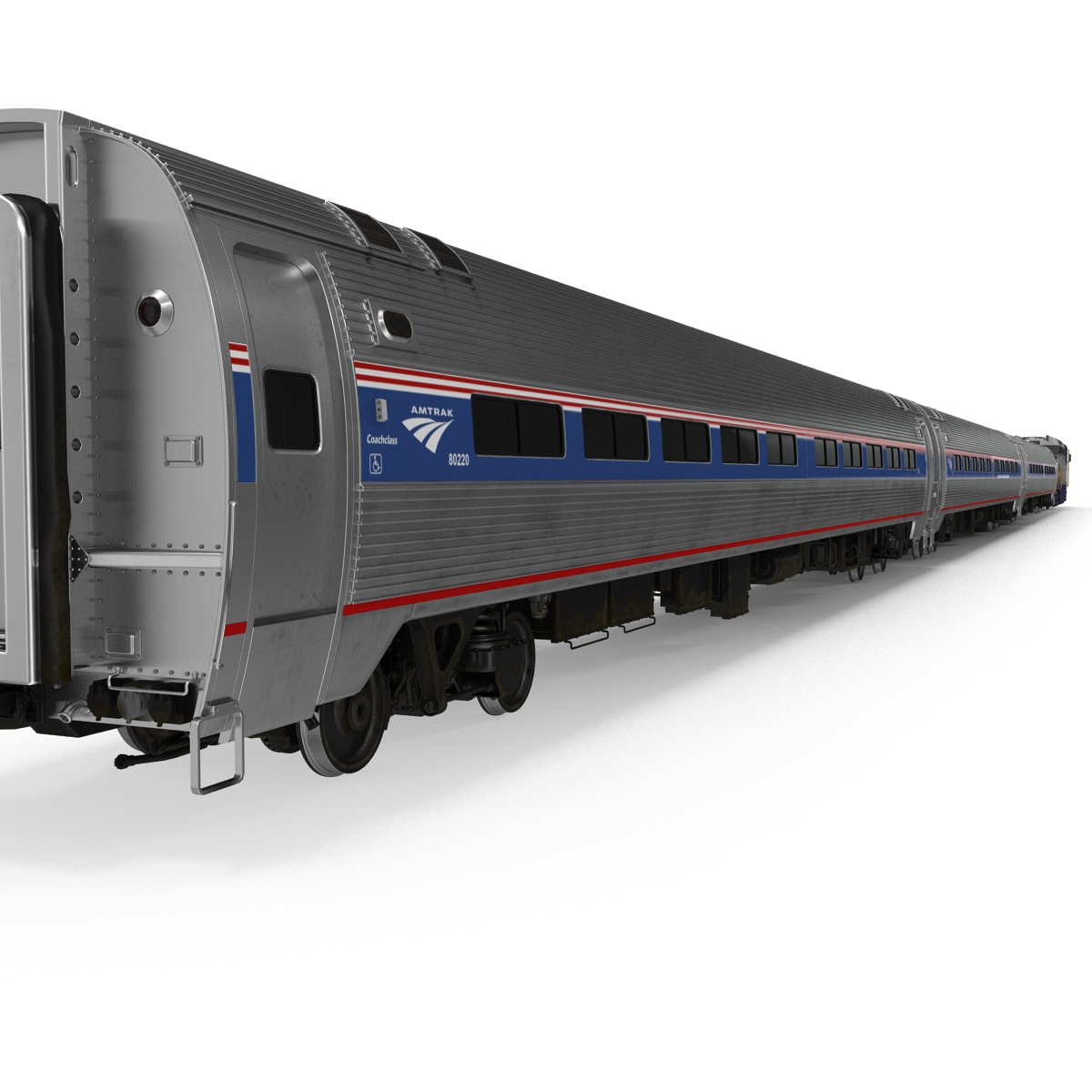 diesel electric train amtrak 3d max