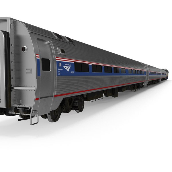 diesel electric train amtrak 3d max