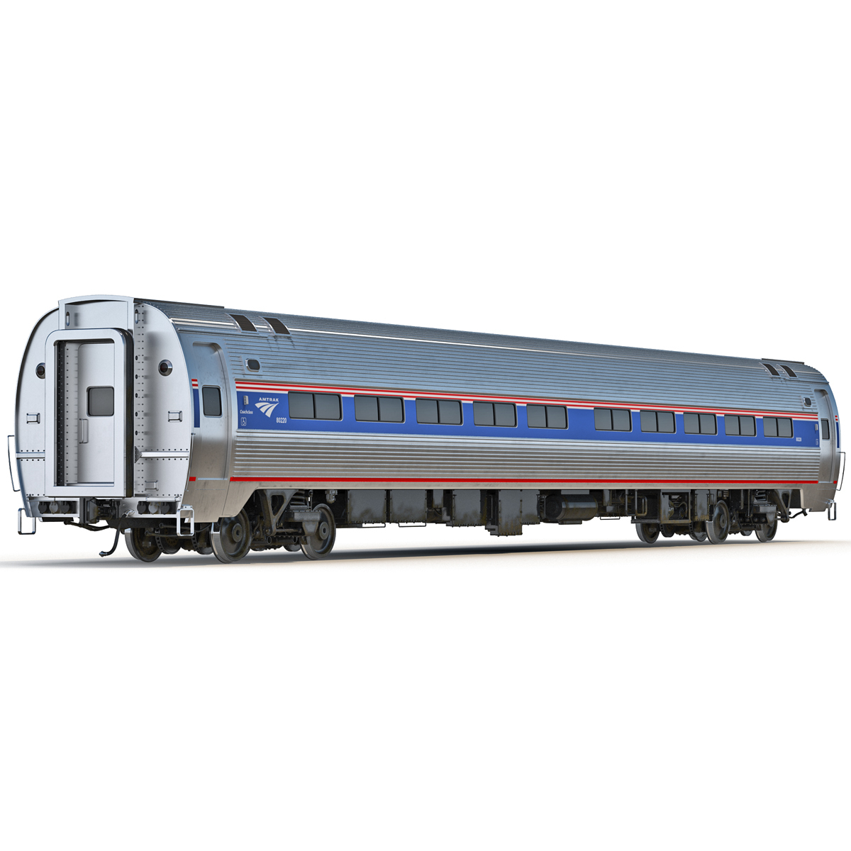 diesel electric train amtrak 3d max