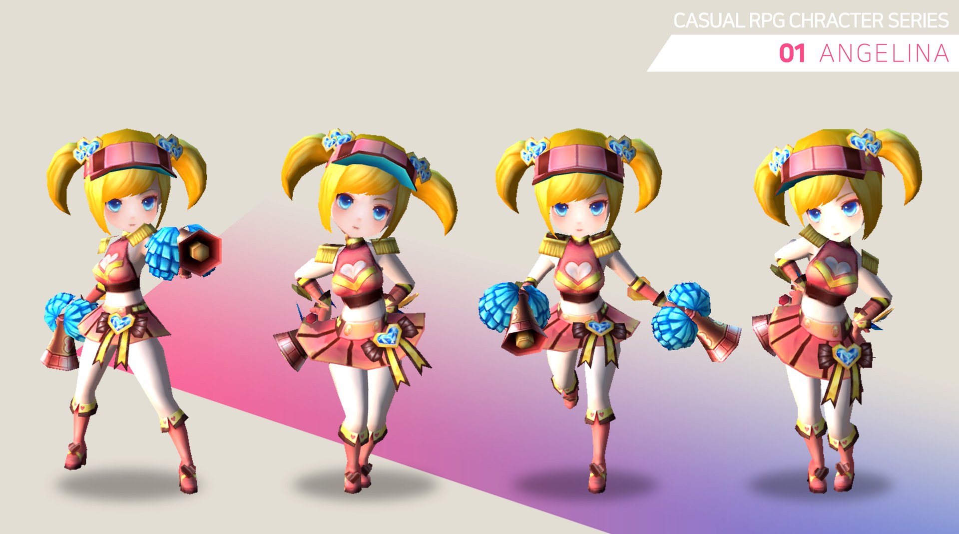 Casual RPG Character - 1 Angelina 3D - TurboSquid 2003455