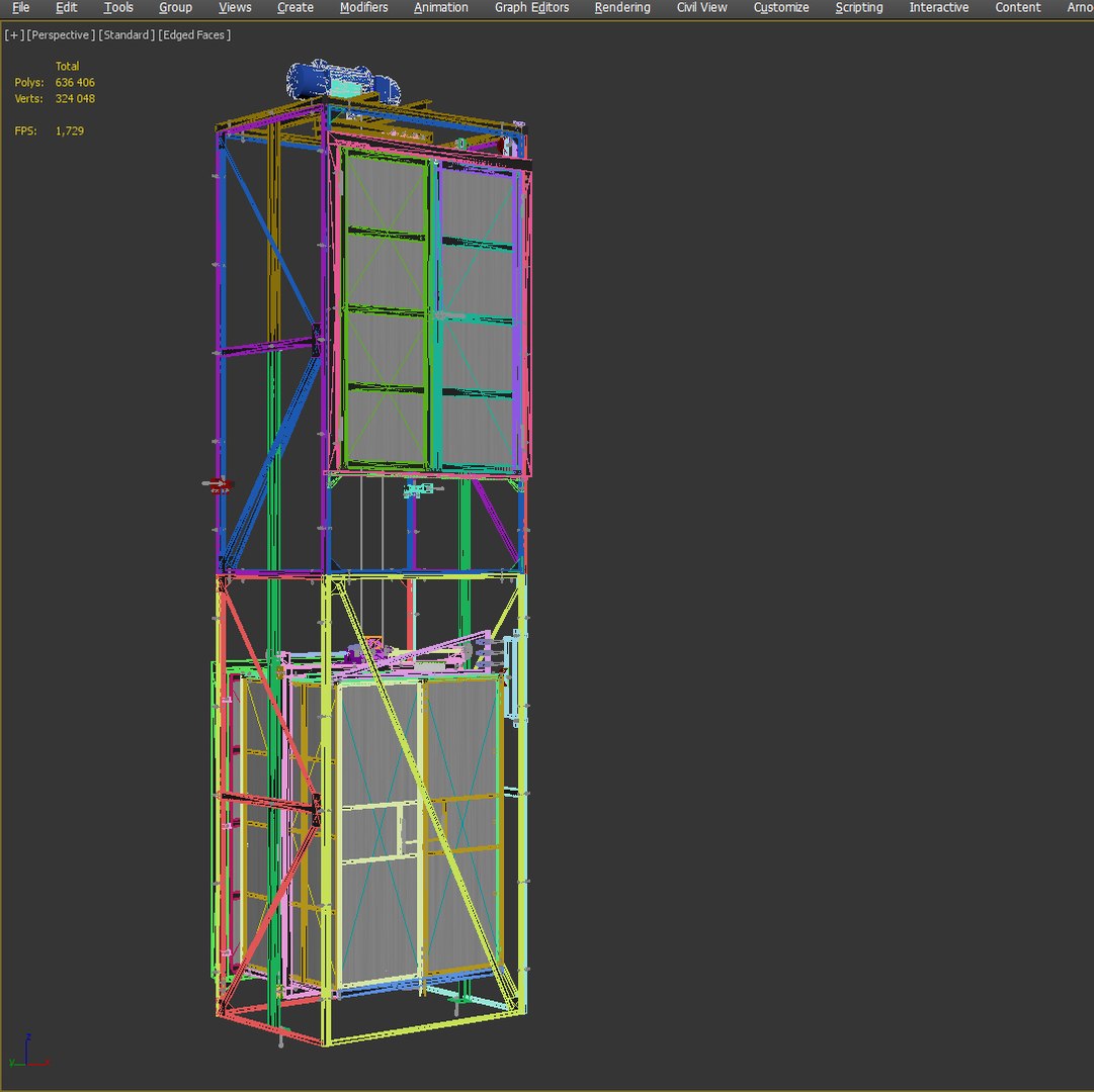 3D Model - Industrial Lift - TurboSquid 1453216