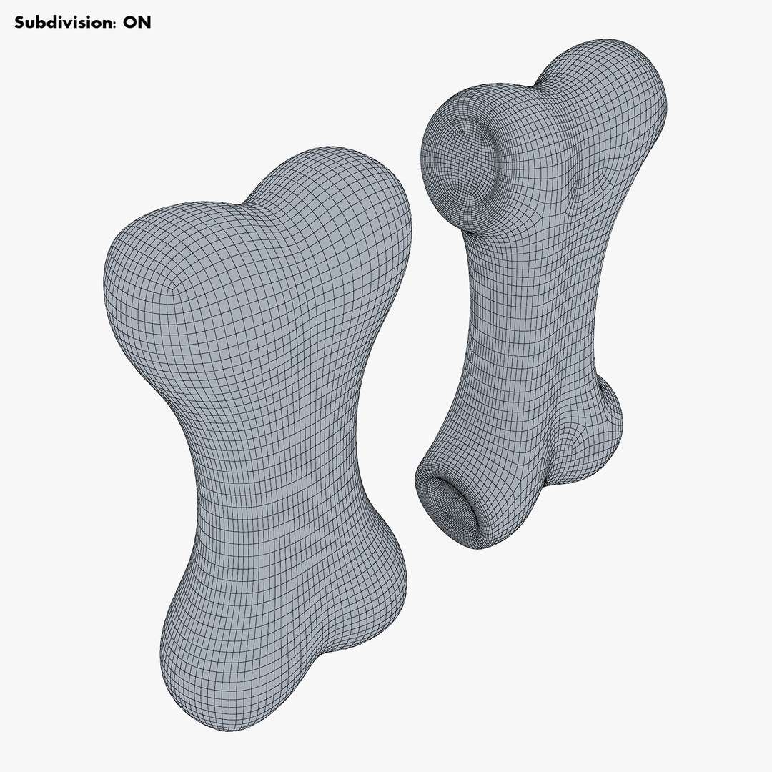 Cartoon Bone v 1 3D model - TurboSquid 1811020