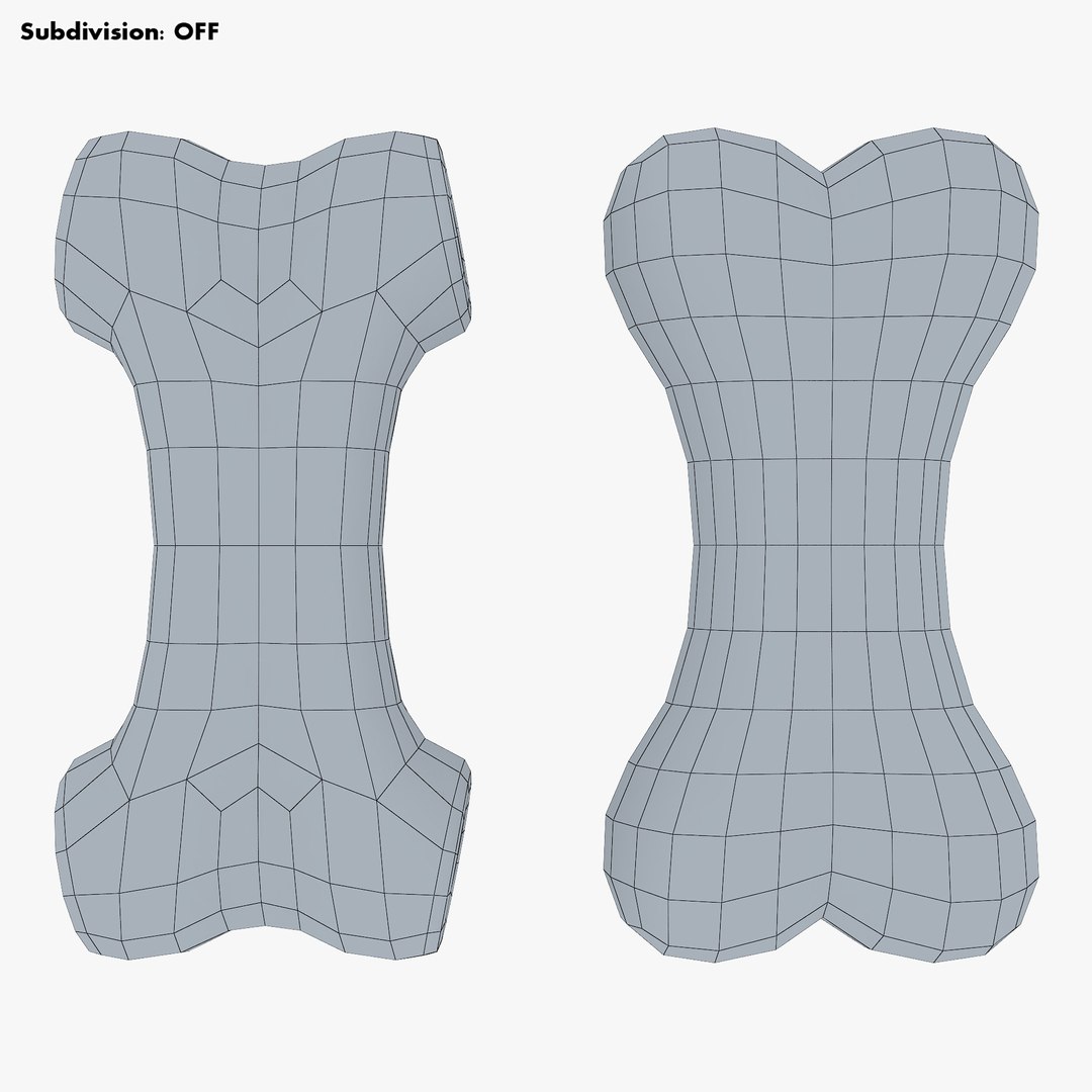 Cartoon Bone v 1 3D model - TurboSquid 1811020