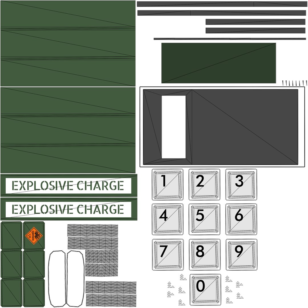 3D C4 Bomb - TurboSquid 2024051