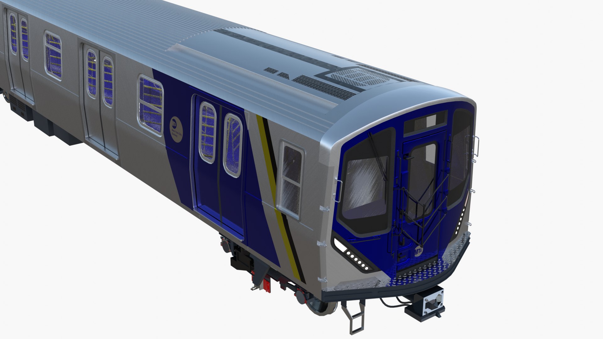 3D NYC Subway Car R211 PBR - TurboSquid 1815369