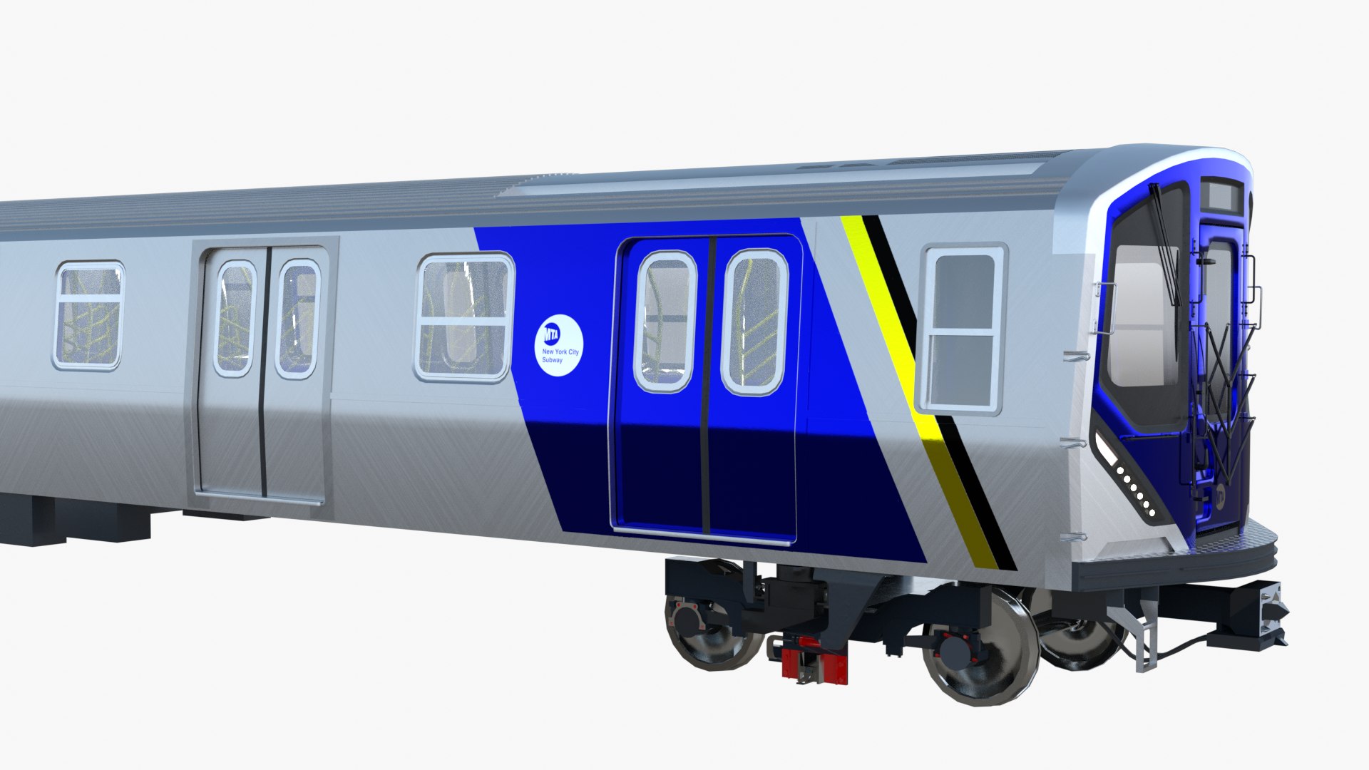 3D NYC Subway Car R211 PBR - TurboSquid 1815369