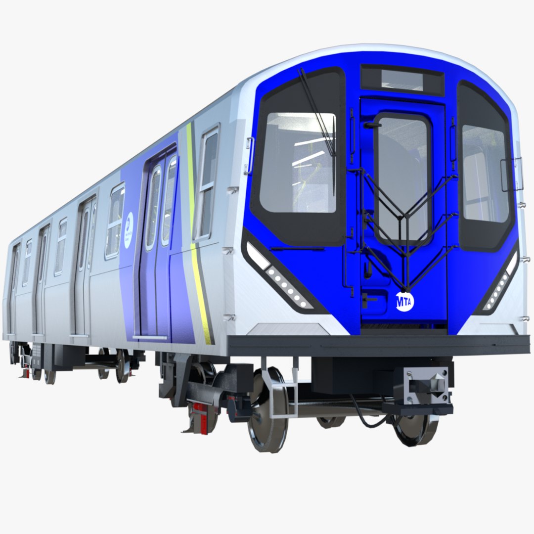 3D NYC subway car R211 PBR - TurboSquid 1815369
