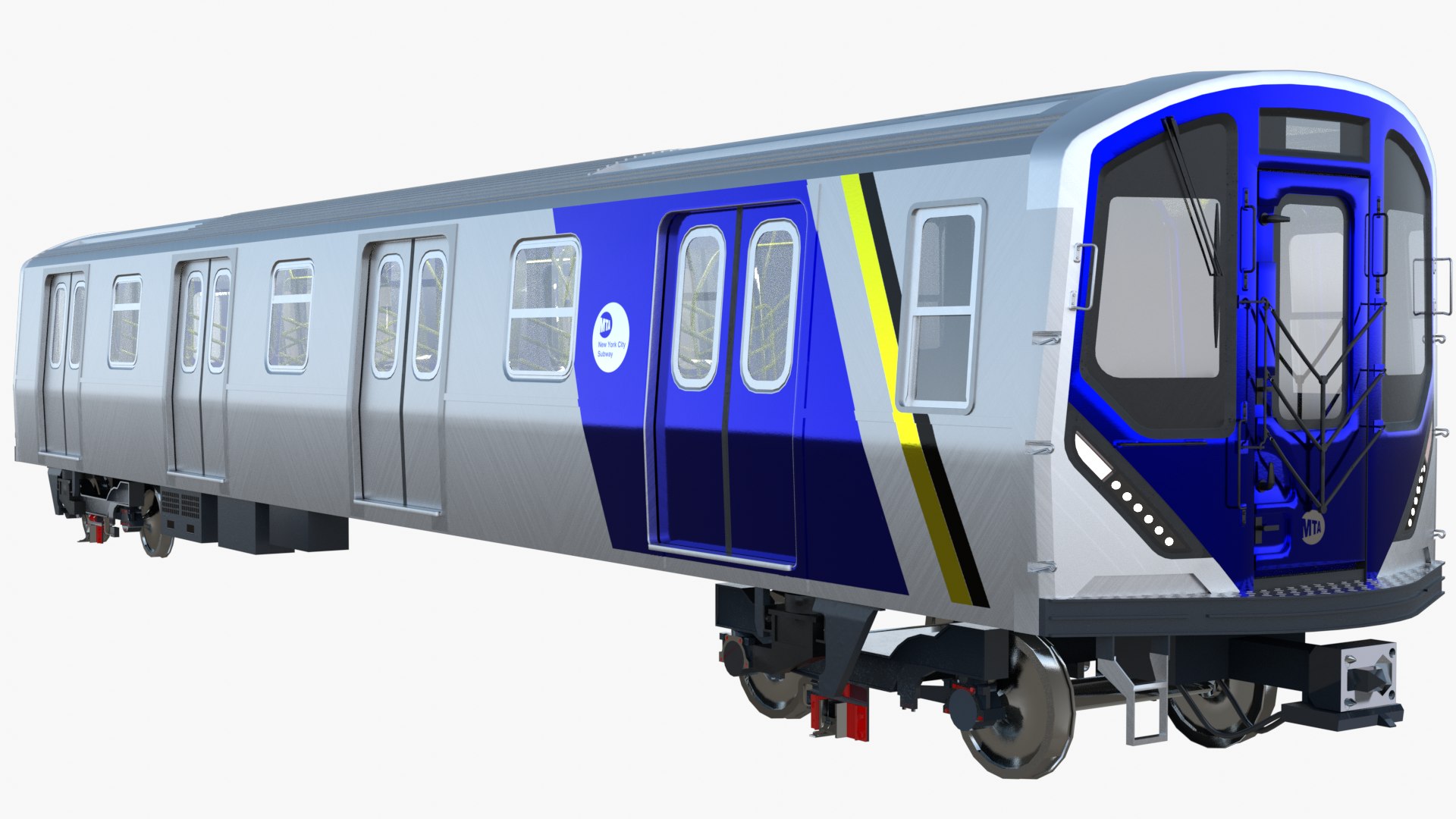 3D NYC Subway Car R211 PBR - TurboSquid 1815369