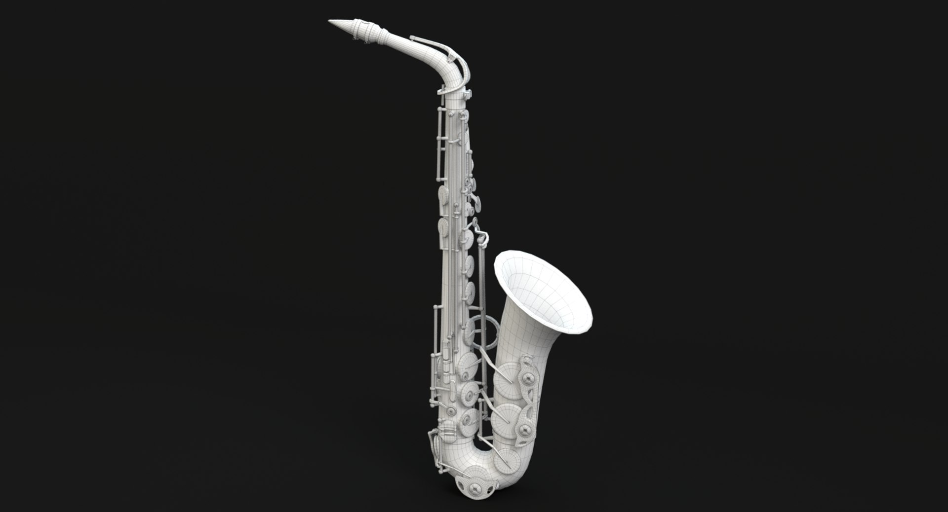 3d Model Sax Saxophone