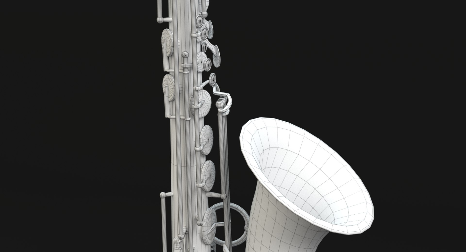 3d Model Sax Saxophone
