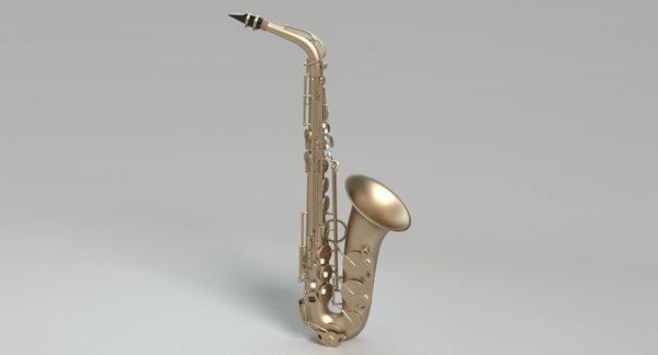 3d model sax saxophone