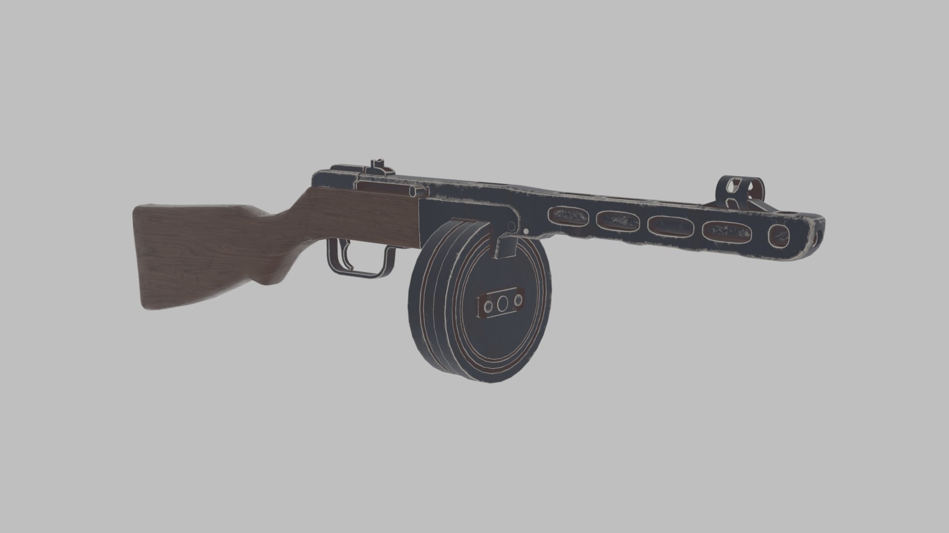 PPSh-41 3D model - TurboSquid 2124096