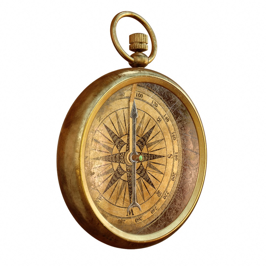 3D Compass - TurboSquid 1429373