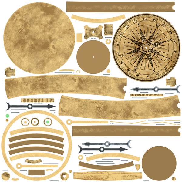 3D compass - TurboSquid 1429373