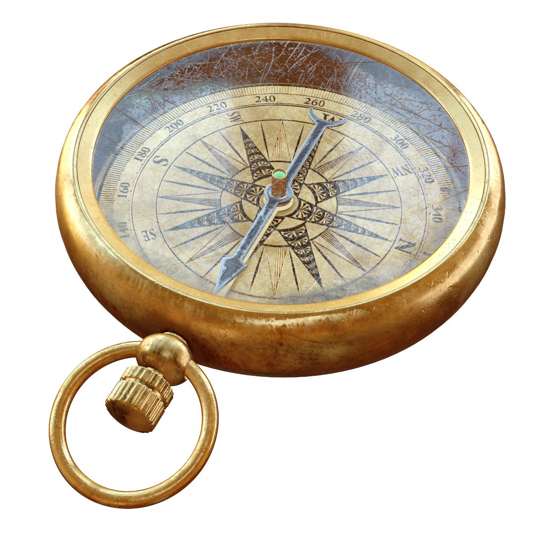 3D Compass - TurboSquid 1429373